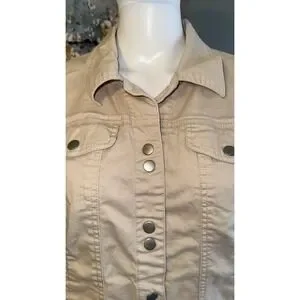 Westport | Jackets & Coats | Westport 962 Womens Beige Double Snap ...